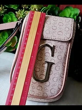 Guess | Bags | New Guess Maloney Mini Crossbody Phone Pouch Bag Light ...